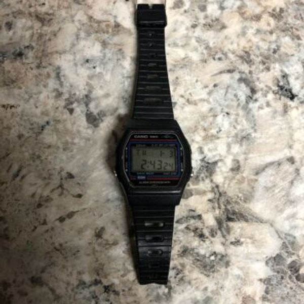 Vintage CASIO Marlin W-24-A LCD Watch 1980s 1990s 80s 90s W-24 New ...