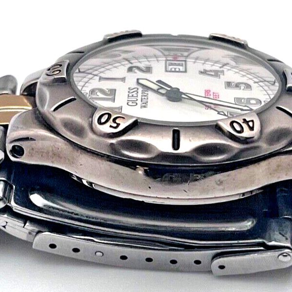 Guess WaterPro Indiglo 50 Meters/165 Feet Quartz Watch Working & New ...