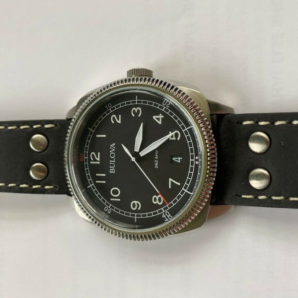 Bulova Men's Military UHF Black Dial Watch 96B229 | WatchCharts