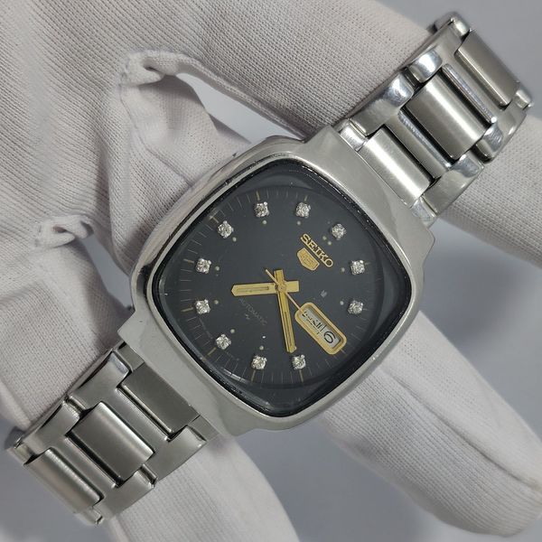 Vintage Seiko 5 7009-5140 "TV SHAPE" Automatic Day/Date Japan Men's ...