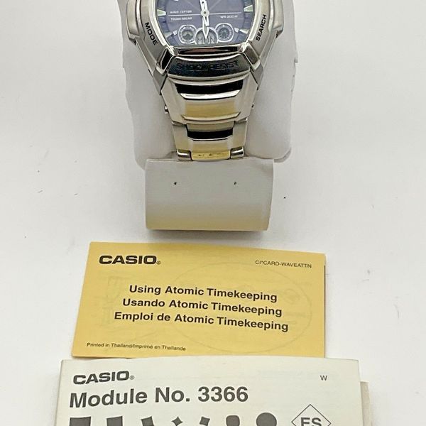 Menâ s Casio 3366 Wave Ceptor Tough Solar Watch | WatchCharts Marketplace