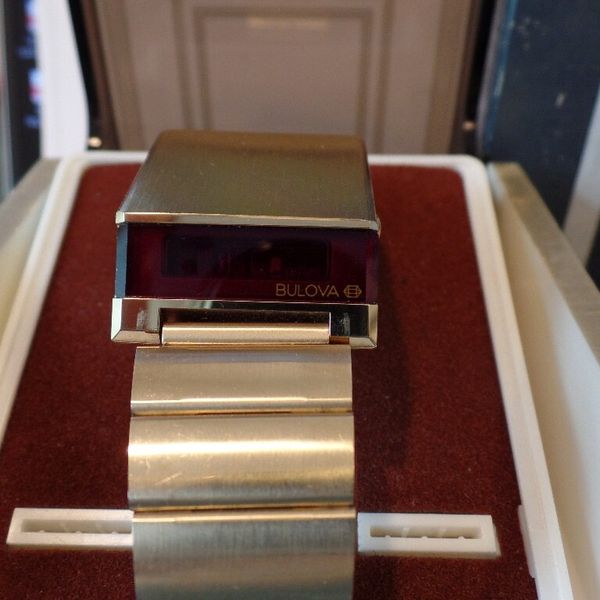 Vintage Bulova LED Computron 70's New Old Stock Working | WatchCharts ...