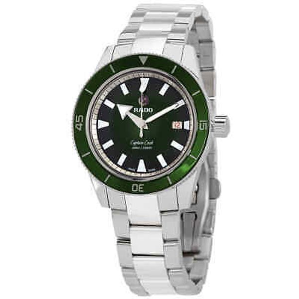 Rado Captain Cook Automatic Green Dial Men's Watch R32105313 ...