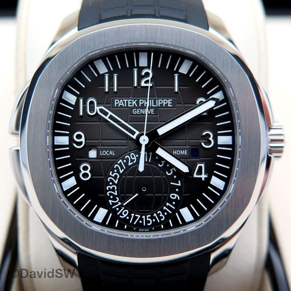 FS: NIB Patek PHILIPPE 5164/A STAINLESS STEEL AQUANAUT TRAVEL TIME ...
