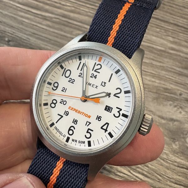 Timex Expedition Sierra White Dial Field Watch 40mm | WatchCharts ...