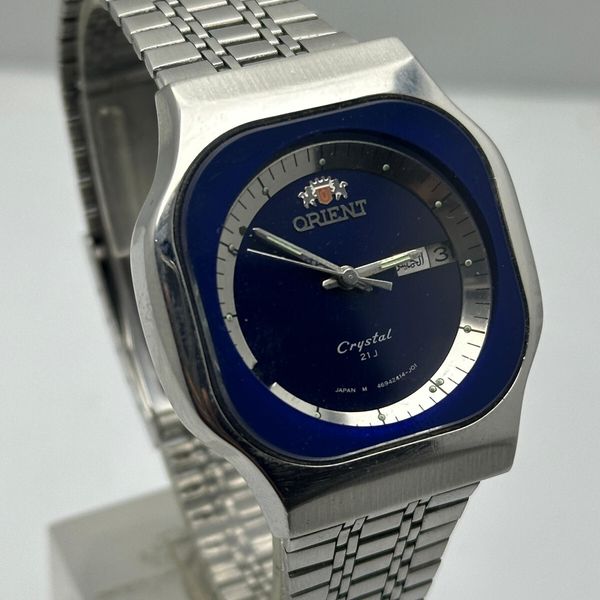 Vintage Orient Crystal Automatic Day/Date 21 Jewels Japan Made Men's ...