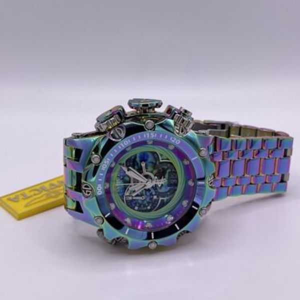 Invicta Reserve Venom Shutter Men's Watch w/Oyster Dial 51mm Iridescent ...