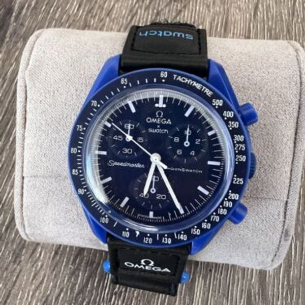 NEW Swatch x Omega Moon Swatch Mission To Neptune Watch | WatchCharts ...
