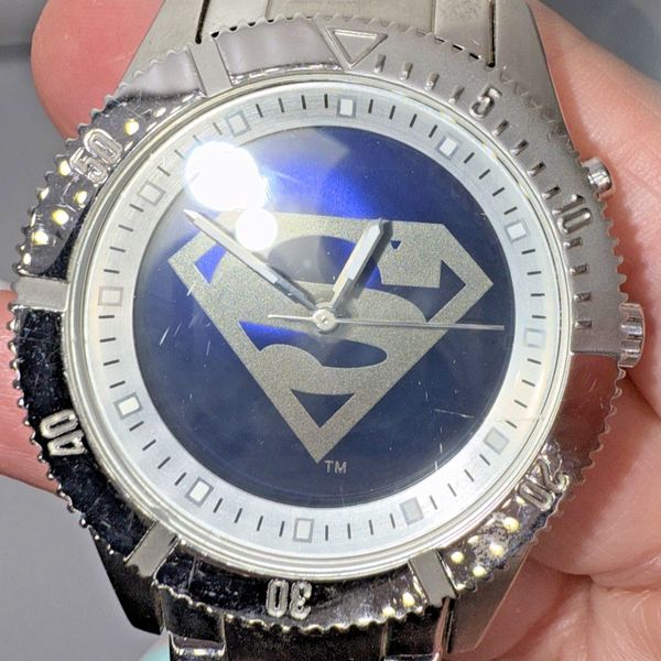 Fossil Limited Edition Superman Watch #904/3000 DC Comics Vintage Rare ...