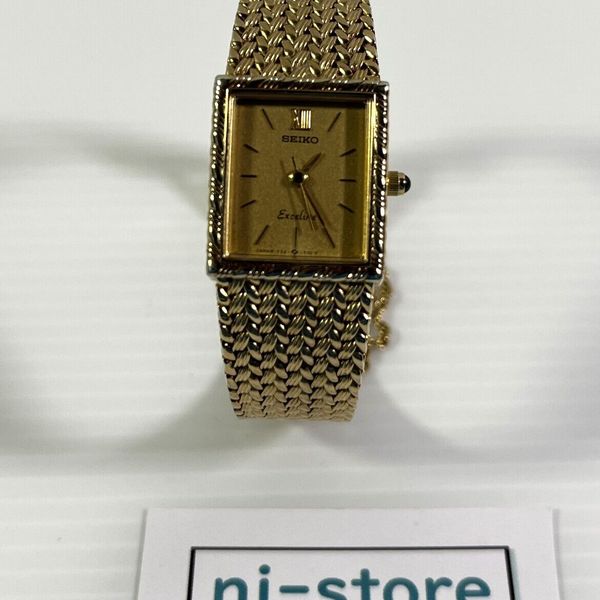 Seiko Exceline 7321-6050 Gold Quartz Womens Vintage Watch from JAPAN ...