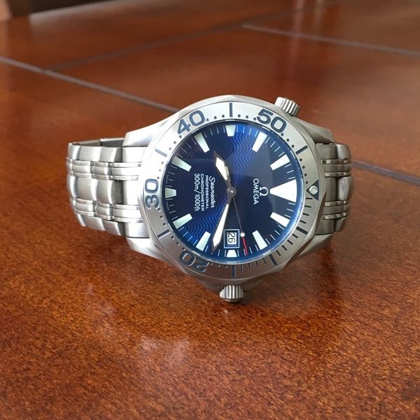 FS: Omega Seamaster 2231.80 TiSMP 41mm Electric Blue Titanium Bond ...