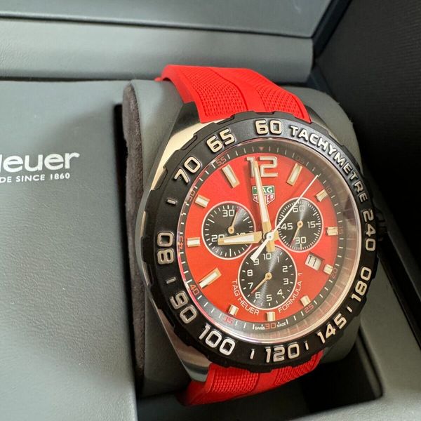 New TAG Heuer Formula 1 CAZ101AN.FT8055 43mm Chronograph Quartz Watch ...