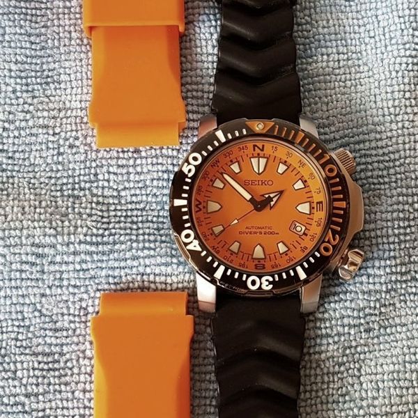 FS: SEIKO SNM037 Orange Land Monster | WatchCharts