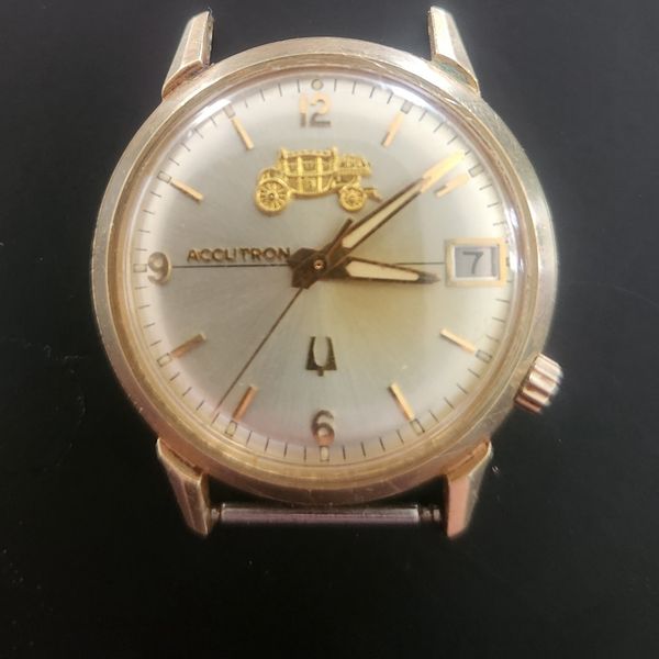 Vintage Bulova Accutron Watch 14k Fisher Body Divison Master Craftsman ...