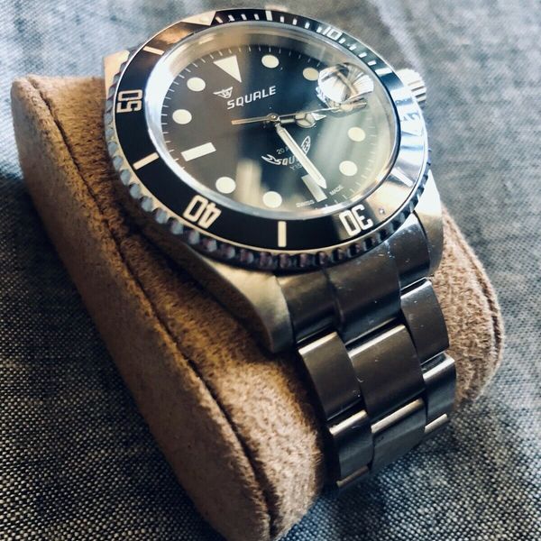Squale Maxi 1545 (black dial, bracelet) | WatchCharts Marketplace
