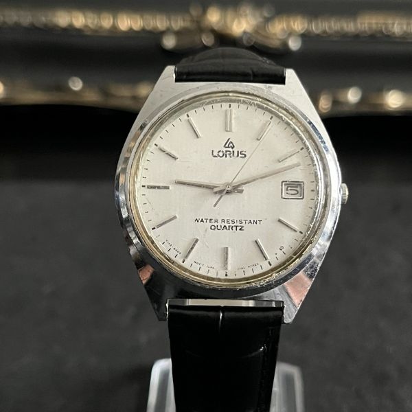 Lorus By Seiko Quartz Stainless Steel Menâ s Watch 36mm New Strap ...