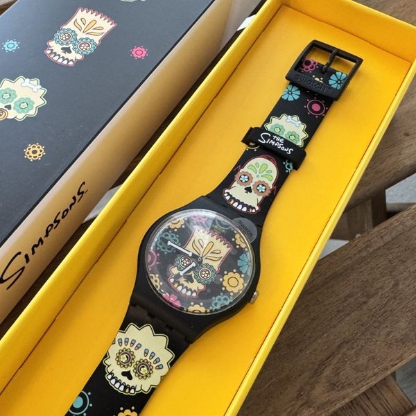 D'OH OF THE DEAD! Simpson Family Special Pack NEW GENTS Swatch SO29Z135 ...