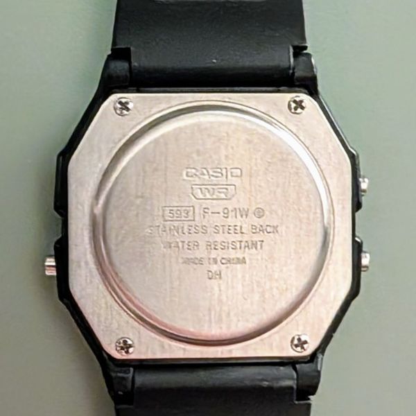 Casio MINIMALIST F91W Series | Digital Watch | Water Resistant | LED ...