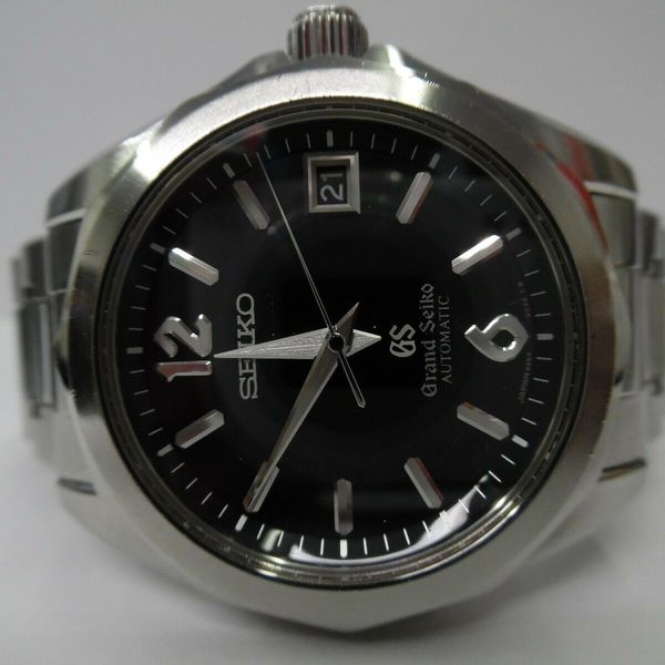 Grand SEIKO SBGR019 9S55-0050 Black Dial Date Automatic Men's Watch ...