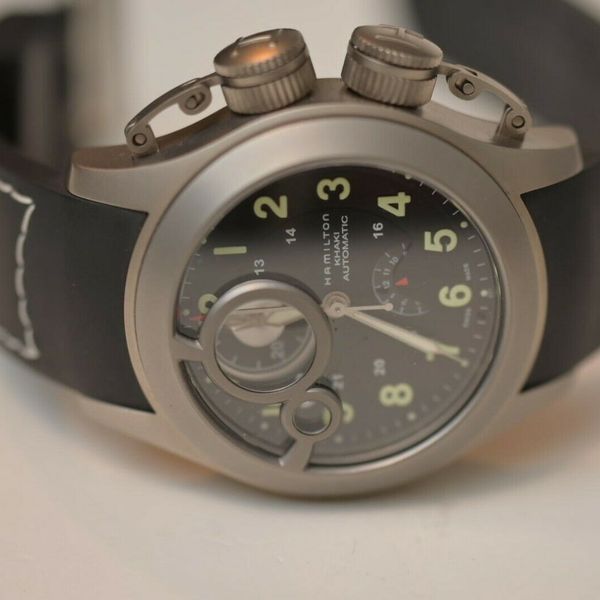 Hamilton Khaki Navy Frogman H777460 Titanium automatic-winding men's ...