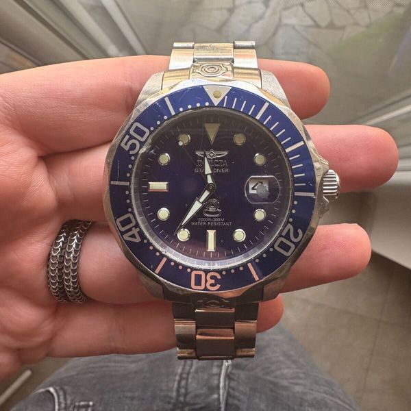 Orologio invicta grand diver nh35a sub 300m skin diver sub vintage ...