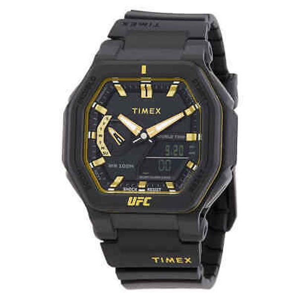Timex UFC Colossus Analog-Digital Black Dial Men's Watch TW2V55300 ...