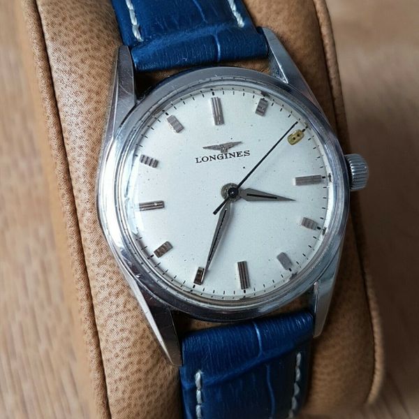 Longines silver arrow gents watch 1959 Cal 23zs, REF 9100-5 | WatchCharts
