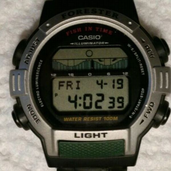 CASIO FORESTER ILLUMINATOR FISH IN TIME FT-200. NEW BATTERY. | WatchCharts