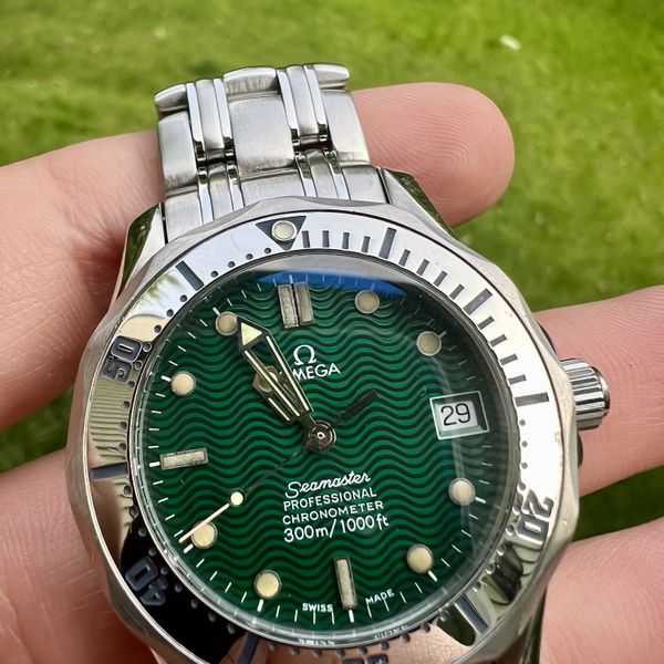 [$2,350 USD] LE Omega Seamaster Green Jacque Mayol | WatchCharts ...