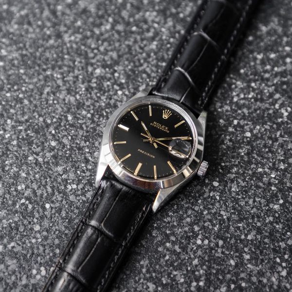 [WTS] Rolex Oysterdate Precision 6694 Glossy Black Dial | WatchCharts