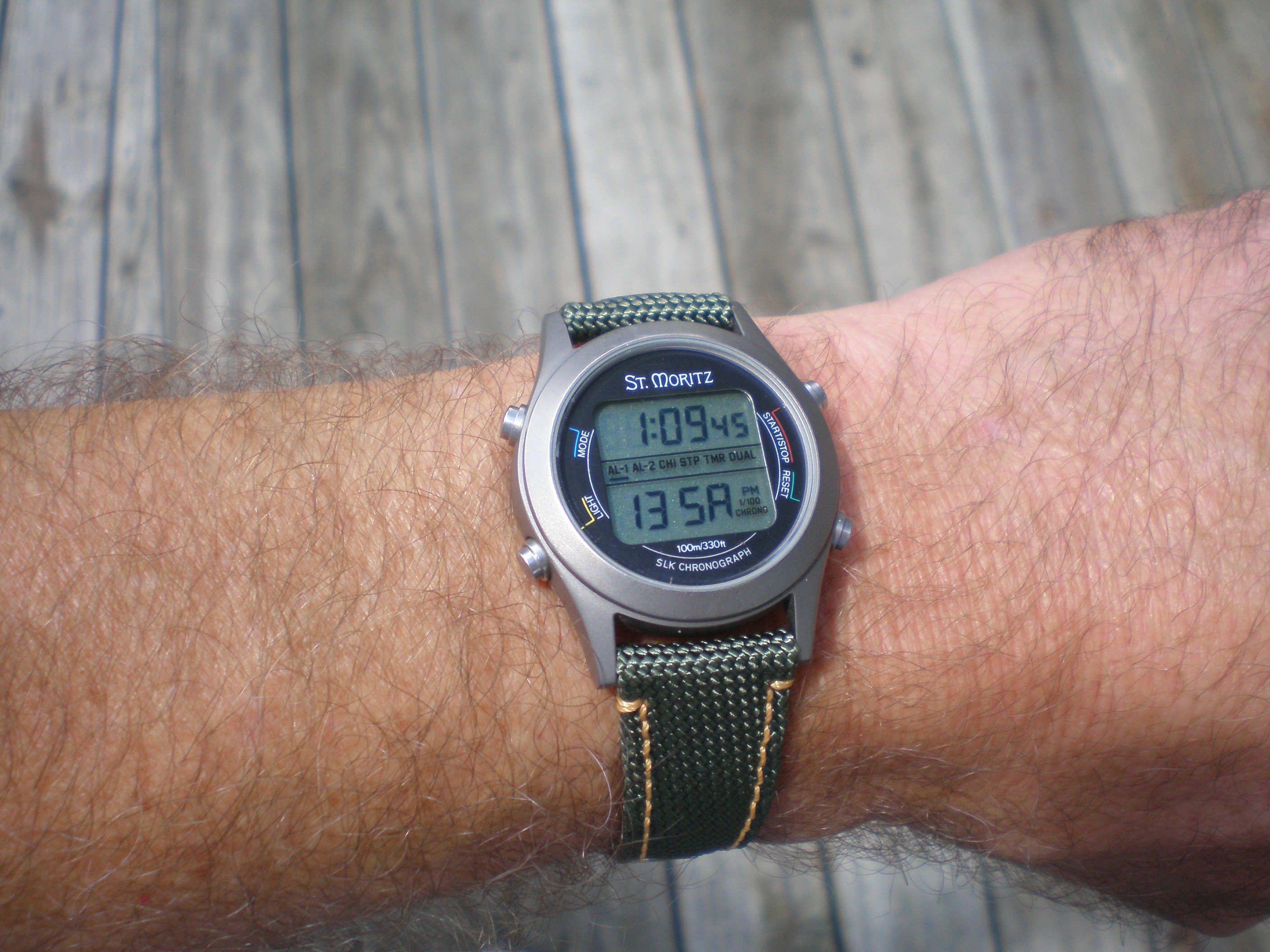 Titanium led watch store