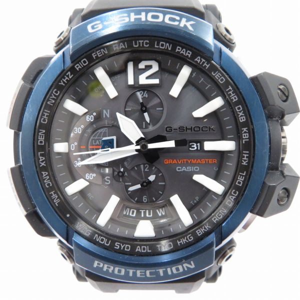 [Used] CASIO | Casio GRAVITYMASTER analog radio wave solar watch GPW ...