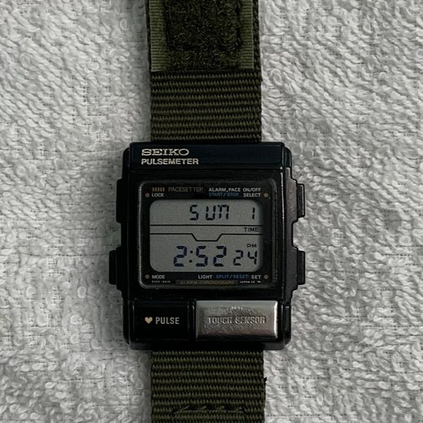 FOR SALE: Vintage Seiko Pulse Meter Digital Watch As Worn By Space ...