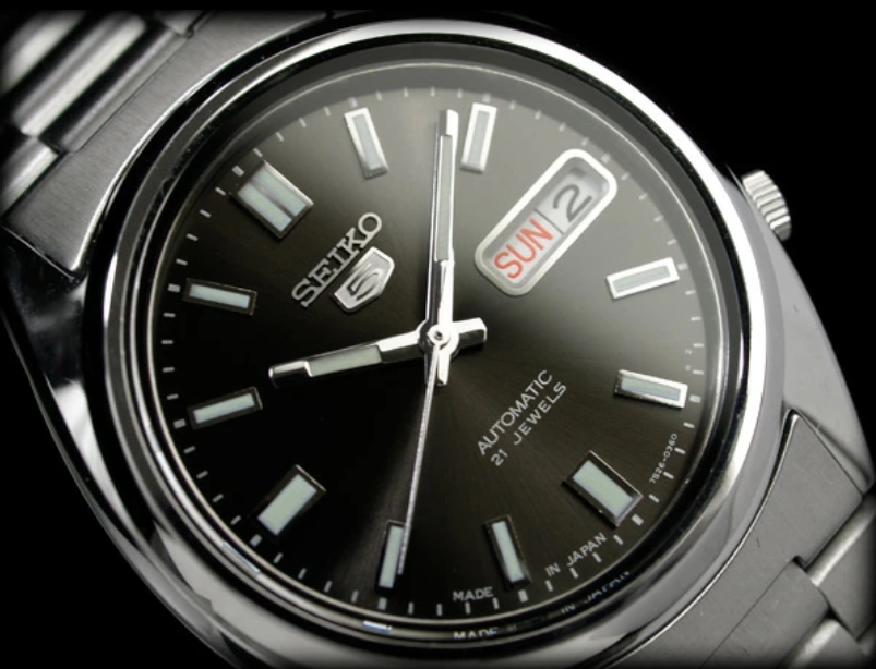 SEIKO 5 SNXS79J1 Automatic 21Jewels Black Dial Mens Watch From Japan ...