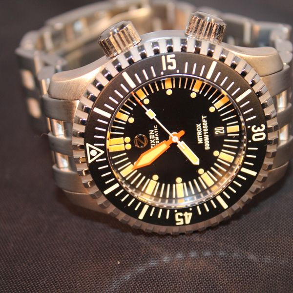 ZIXEN NITROX LS PROFESSIONAL DIVE WATCH, BLACK FACE LTD #48 of 300 in ...