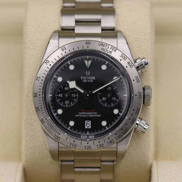 FSOT: Tudor Black Bay Chronograph 79350 Stainless Steel Rivet Bracelet ...