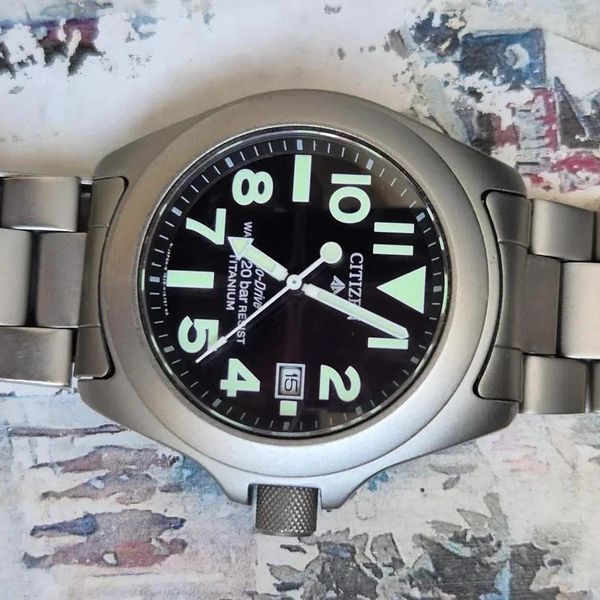 Citizen 7828 "Ray Mears" Promaster Tough Eco-Drive Titanium ...