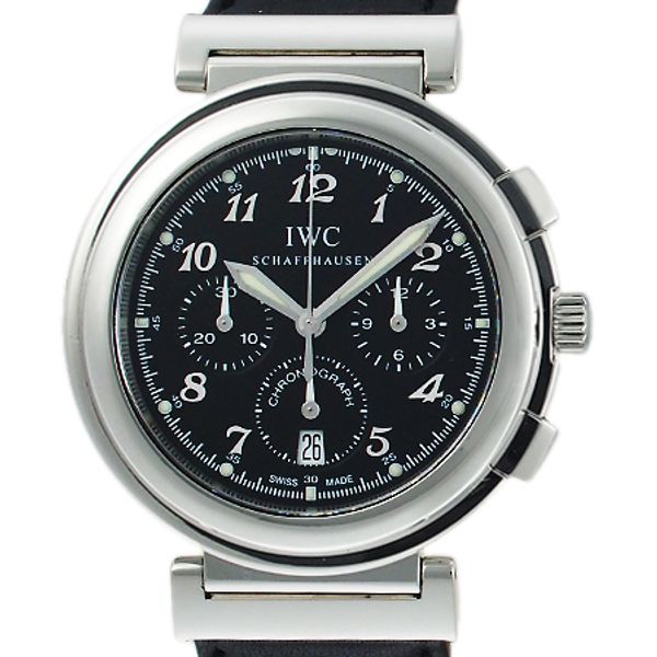 IWC da Vinci SL chronograph IW372810 polished box with warranty card ...