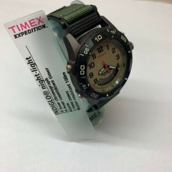 Watch timex indiglo Night light Watch New Expedition Wr 100m Water ...