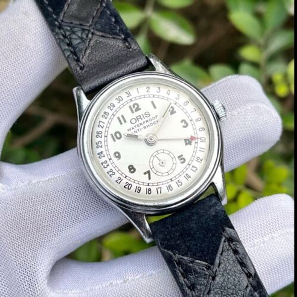 Vintage Oris Pointer Date Manual Winding Sub Dial Swiss Made Men Watch ...