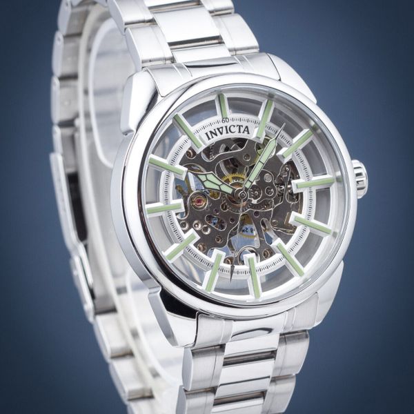 Invicta Men's 37925 Vintage Watch Mechanical 20 Jewels Skeleton Dial ...