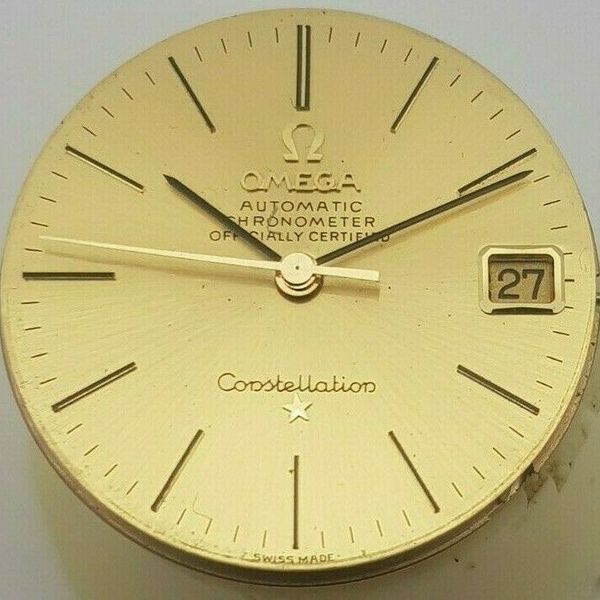 OMEGA CONSTELLATION 18K SOLID GOLD DIAL AND MOVEMENT CAL.561 REF .168 ...