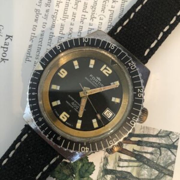 Super Rare Vintage Fortis Dive Mechanical Watch Shockprotected- Keeps ...