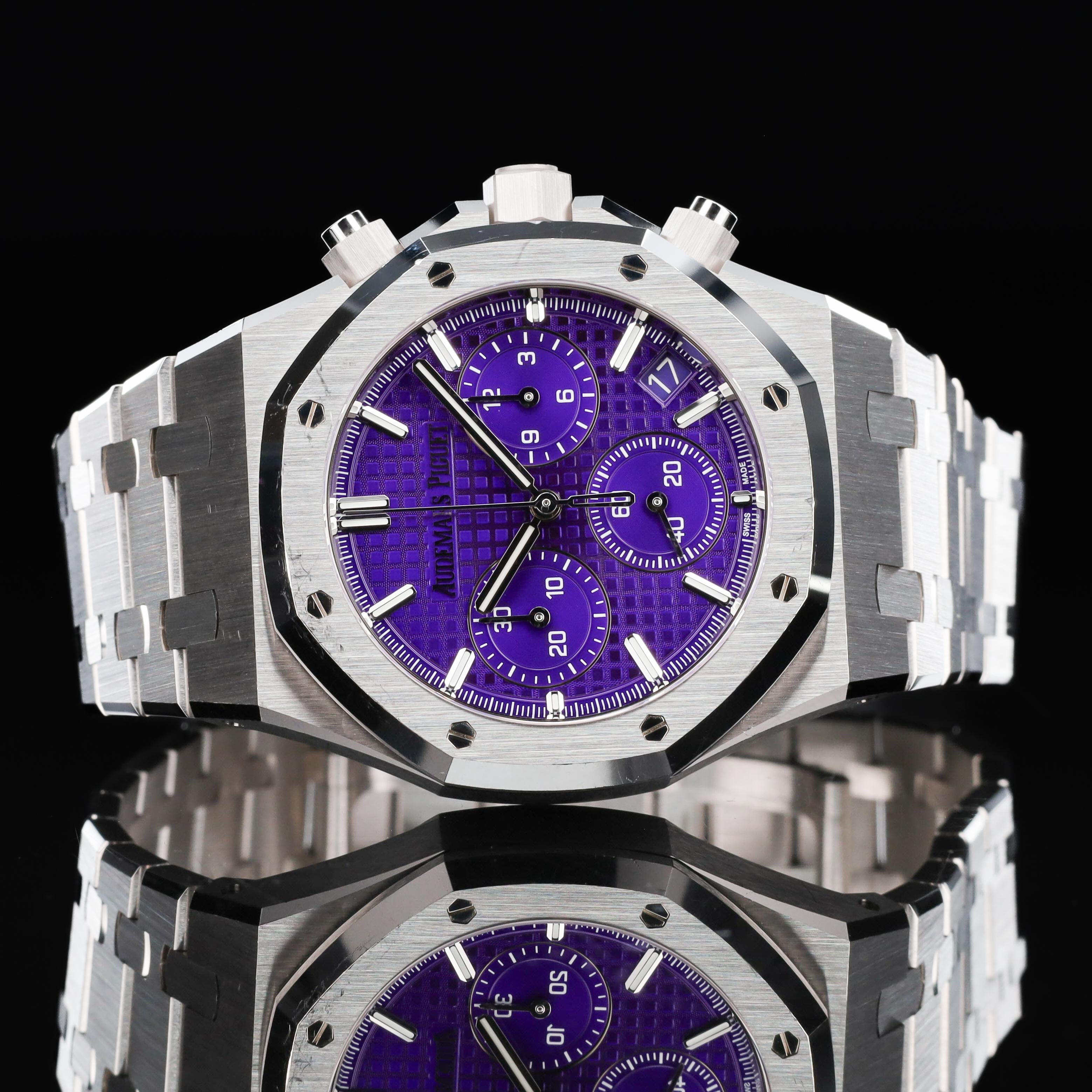 Audemars Piguet Royal Oak Chronograph 41 Frosted White Gold 26240BC.OO ...
