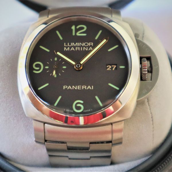 FS! Panerai Luminor Marina 1950 PAM 352 Titanium w/papers | WatchCharts ...