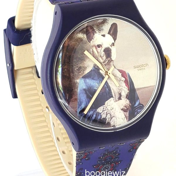 SWATCH, SWISS MADE, SIR DOG WATCH, SU0N120 NEW IN BOX | WatchCharts ...