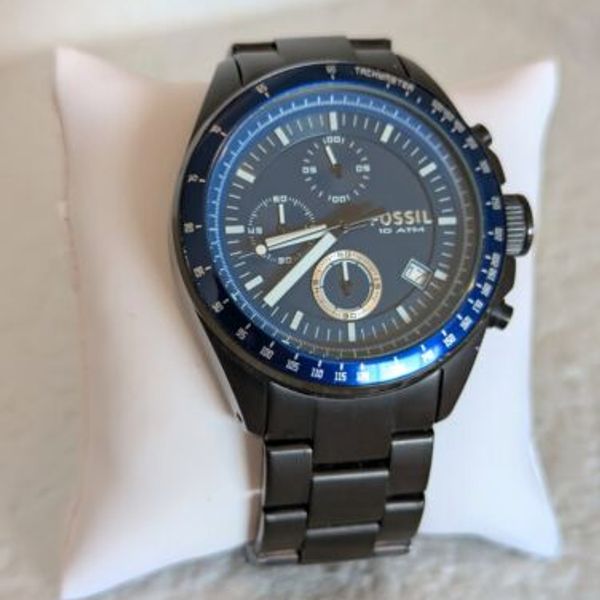 Fossil CH2692 Black Stainless Steel Chronograph Wrist Watch | WatchCharts Marketplace