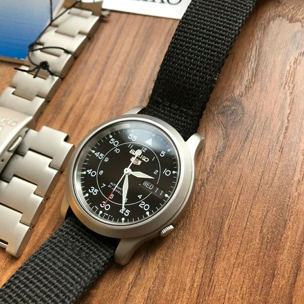 Seiko SKN 809 Automatic Pilot Style watch Day Date | WatchCharts ...