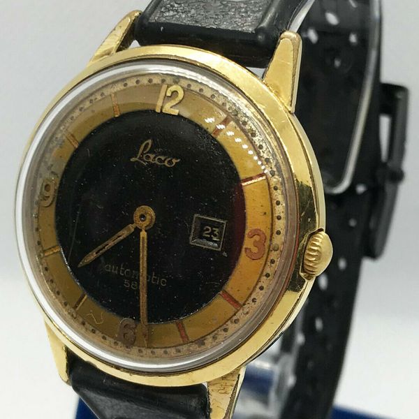 Laco Duromat AUTOMATIC 20 mikron gold plated - 25 jewels - SERVICED ...