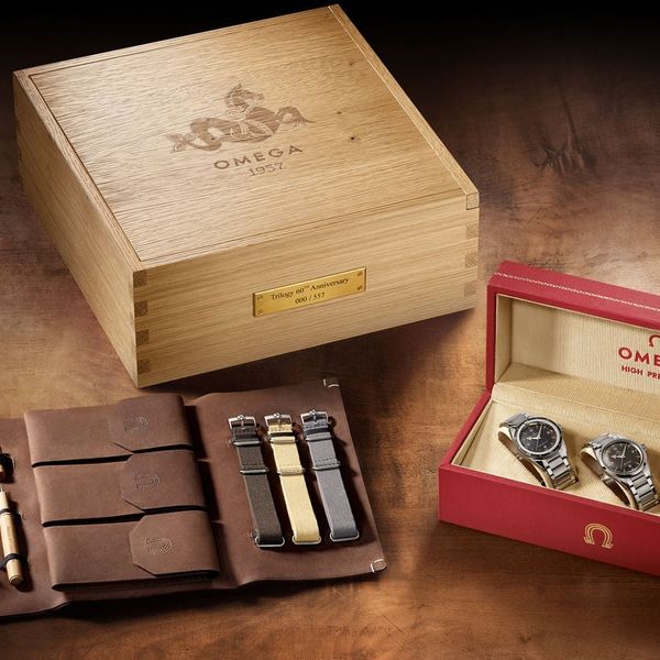 [$30,000 CAD] OMEGA 1957 'Trilogy' Limited Edition Set Speedmaster ...